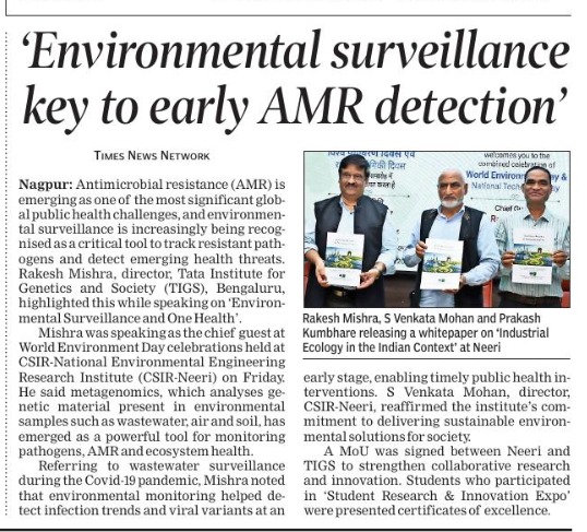 Environmental Surveillance and One Health Take Center Stage at CSIR ...